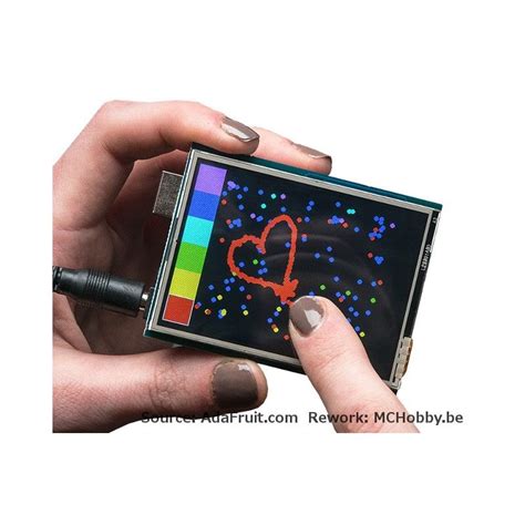 Ecran Tactile V TFT Pour Arduino MicroControleur Hobby MC Hobby Sprl