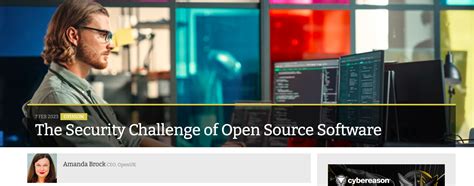 The Security Challenge Of Open Source Software State Of Open Conference