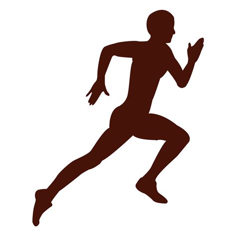 Running Man Silhouette Svg