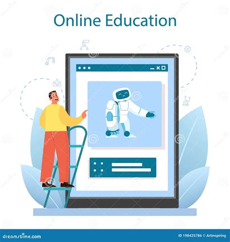 Robotic Engineering Linear Icons Set Automation Robotics Innovation
