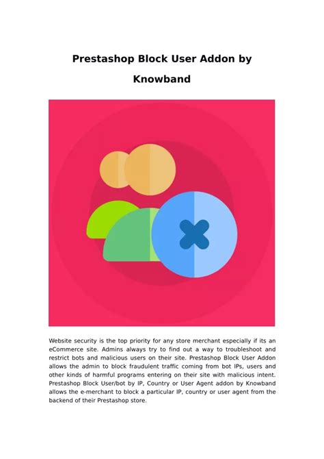 ppt knowband s prestashop block user bot by ip country or user agent