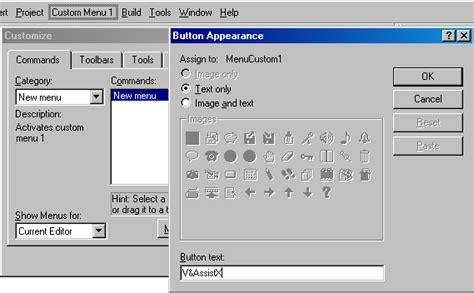 Add Vassistx To Menubar Of Visual C 60