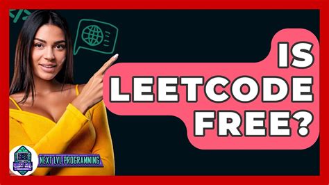 Is Leetcode Free Next Lvl Programming Youtube