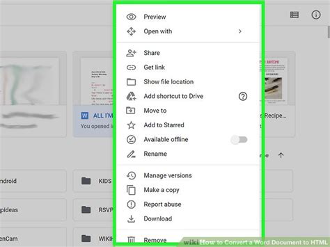 3 Ways To Convert A Word Document To Html Wikihow