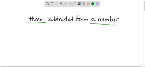 Solvedwrite Each English Phrase As An Algebraic Expression Let The