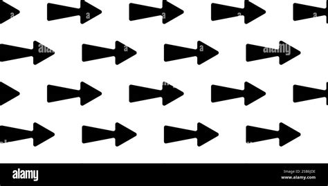 Patterns Of Black Arrows Point In The Same Direction Creating A Visually Striking Design On A