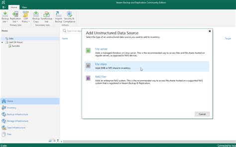 Using Veeam Backup To Backup A Lucidlink Filespace Lucidlink Classic