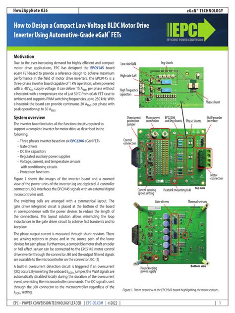 how2appnote026 how to design a compact low voltage bldc motor drive