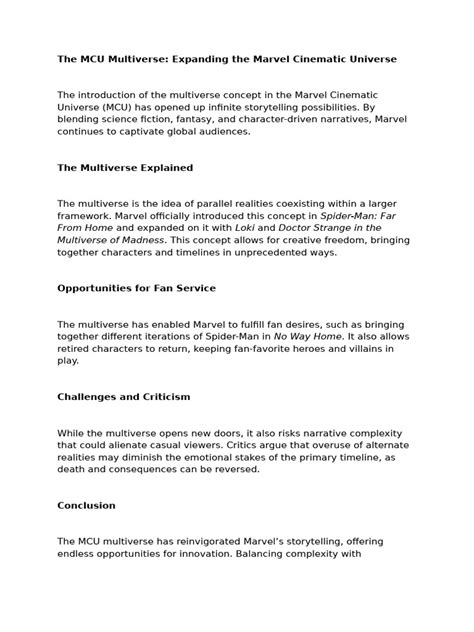 The Mcu Multiverse Pdf