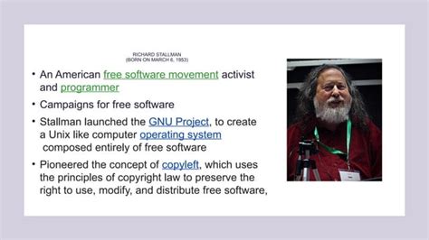 Free And Open Source Software Definition Types Features Examples Pptx Operating Systems