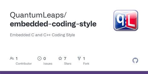 Github Quantumleapsembedded Coding Style Embedded C And C Coding