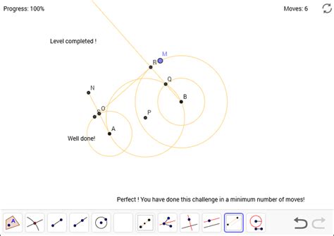 Geometry Euclid The Game Level 23 Construct An External Common