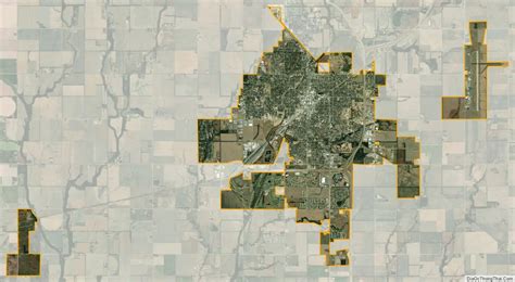 Map Of Newton City Kansas Thong Thai Real