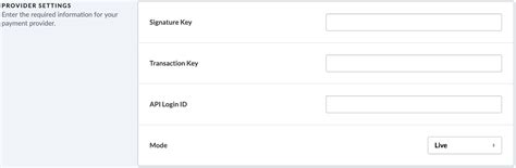 Configuring Authorize Net Lightspeed ECom C Series