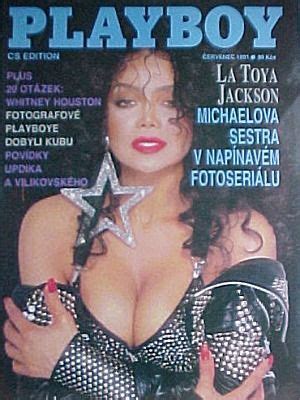 La Toya Jackson Playboy Magazine July 1991 Cover Photo Czech Republic