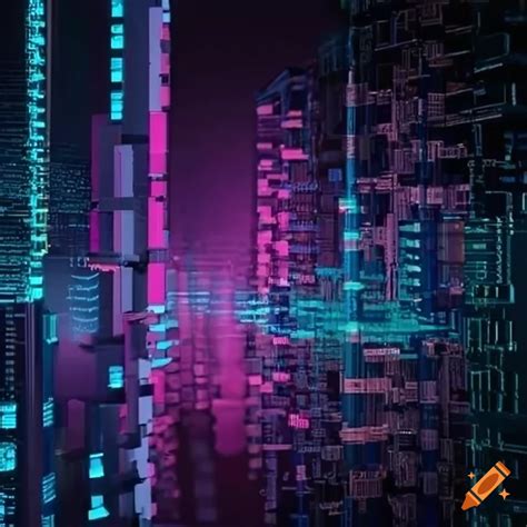 Abstract Representation Of Data Structure On Craiyon