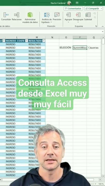 Consulta Access Desde Excel Youtube
