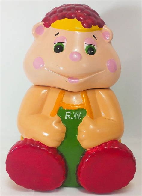R W Frookie Ceramic Cookie Jar Frookies Cookies 1980s Advertising