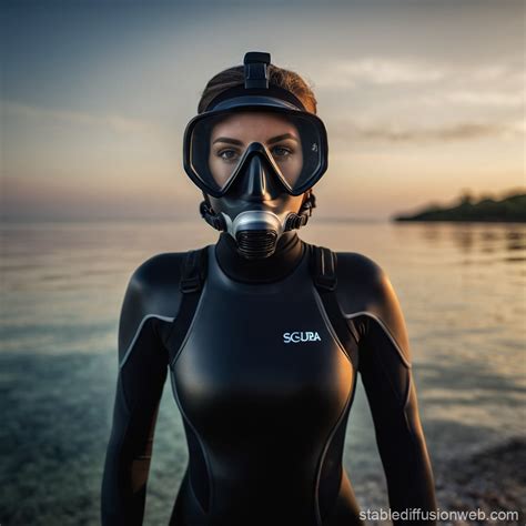 Ultrarealistic Scuba Diver Portrait Stable Diffusion Online