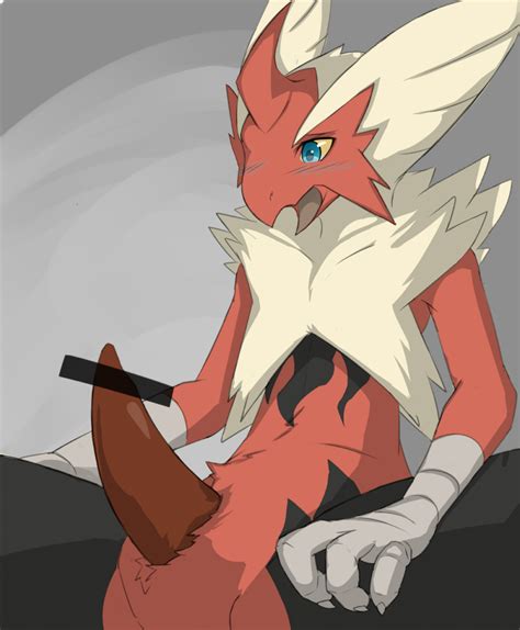 Rule 34 2014 Anthro Artist Request Beak Blaziken Blush Censored Claws Erection Feathers Fur