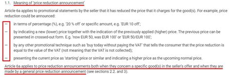 Eu Price Indication Directive Termsfeed