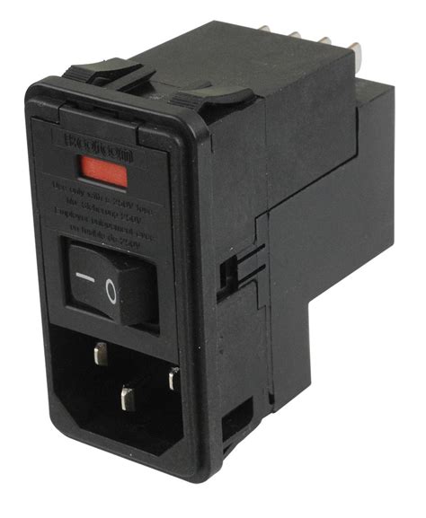 6609105 3 Corcom Te Connectivity Filtered Iec Power Entry Module Iec C14 General Purpose