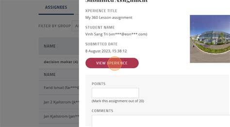 Review And Grading Assignments Eon Xr User Guides Documentation