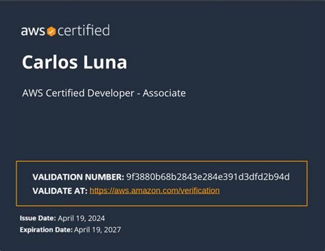Carlos Eduardo Luna Ramírez On Linkedin Yesterday I Took The Aws