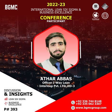 Athar Abbas On Linkedin Networking Leansixsigma Lahore Experience People