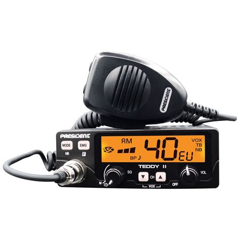 Statie Radio Cb President Teddy Ii Asc Am Fm Vox Nb Anl 12v