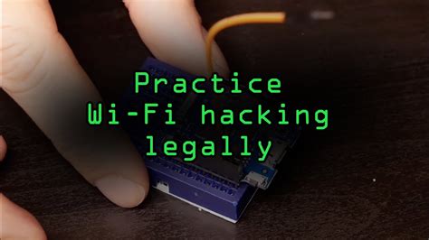 Practice Wi Fi Hacking Legally With Esp8266 Ctf Games Tutorial Youtube