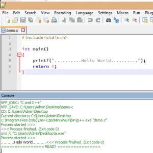 Configure Notepad To Run C C And Java Programs