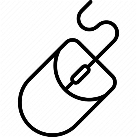 click computer cord device manipulate mouse icon download on