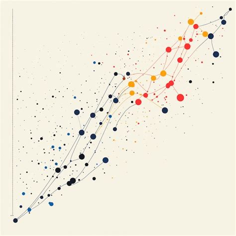 A Scatter Plot With A Regression Line Indicating The Relationship