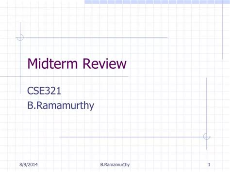 PPT Midterm Review PowerPoint Presentation Free Download ID