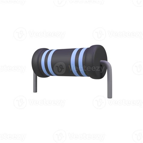 Resistor Isolated 3d Render Icon Illustration 54566239 Png