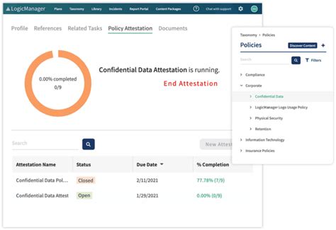 Policy Management Software Procedure Tools LogicManager