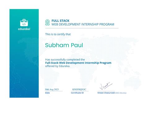 Subham Paul On Linkedin Check Out Subhams Certificate On Full Stack