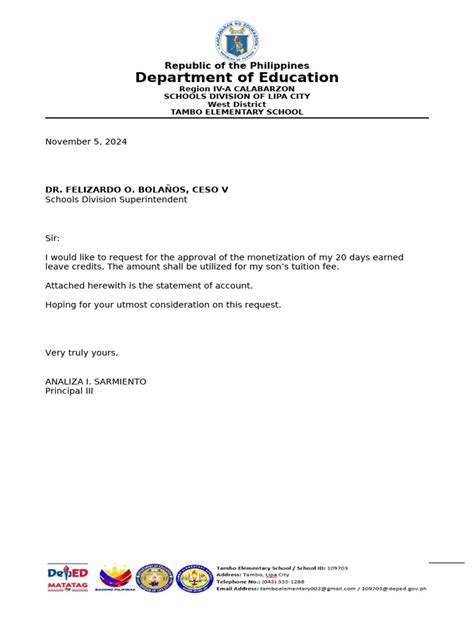 Letter Monetization Pdf