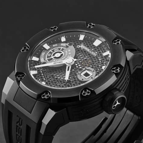 Rebellion Predator Automatic Black Dial Mens Watch Rbpr3htb