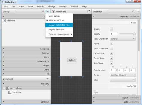 Java How Do I Create A Custom Javafx Component Library Stack Overflow