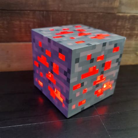 Minecraft Redstone Ore Night Light