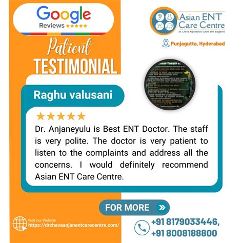 Dr Chava Anjaneyulu Ent Surgeon Posted On Linkedin