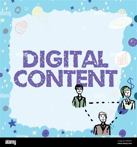 Text Caption Presenting Digital Content Internet Concept Any Content