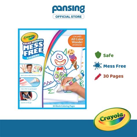 Crayola Color Wonder Mess Free Coloring Pad 30 Pages Shopee Malaysia