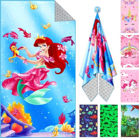 Disney Princess Beach Towel Set Bundle With 40 X 72