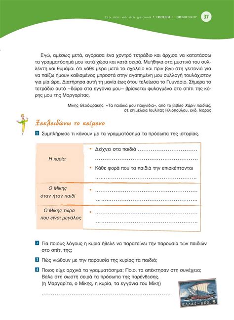 Γλώσσα Γ Δημοτικού Ενότητα 1 2 Στο σπίτι και στη γειτονιά