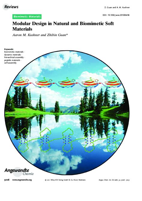 Pdf Modular Design In Natural And Biomimetic Soft Materials