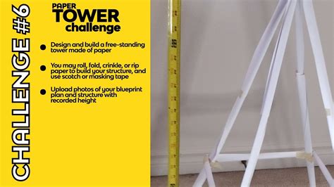 How To Build A Tower Of Paper Calendarrequirement
