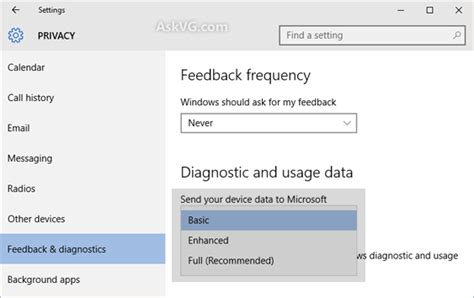 Truth Behind Disallowing Telemetry And Data Collection Trick In Windows 10 Askvg